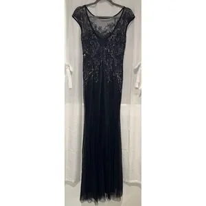 Jenny Packham | Dresses | Jenny Packham Embellished Sequin Tulle Dress ...